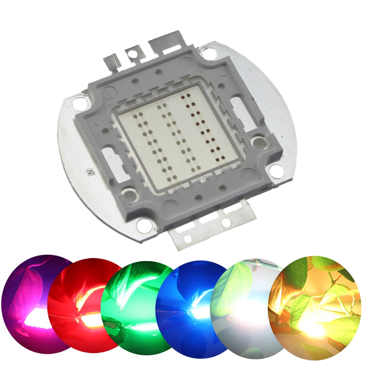 Mua Odlamp Super Bright High Power LED Chip 50W SMD COB Light RGB Color ...