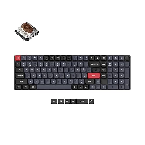 Keychron K17 Pro Wireless/Wired Custom Mechanical Keyboard Ultra-Slim ...