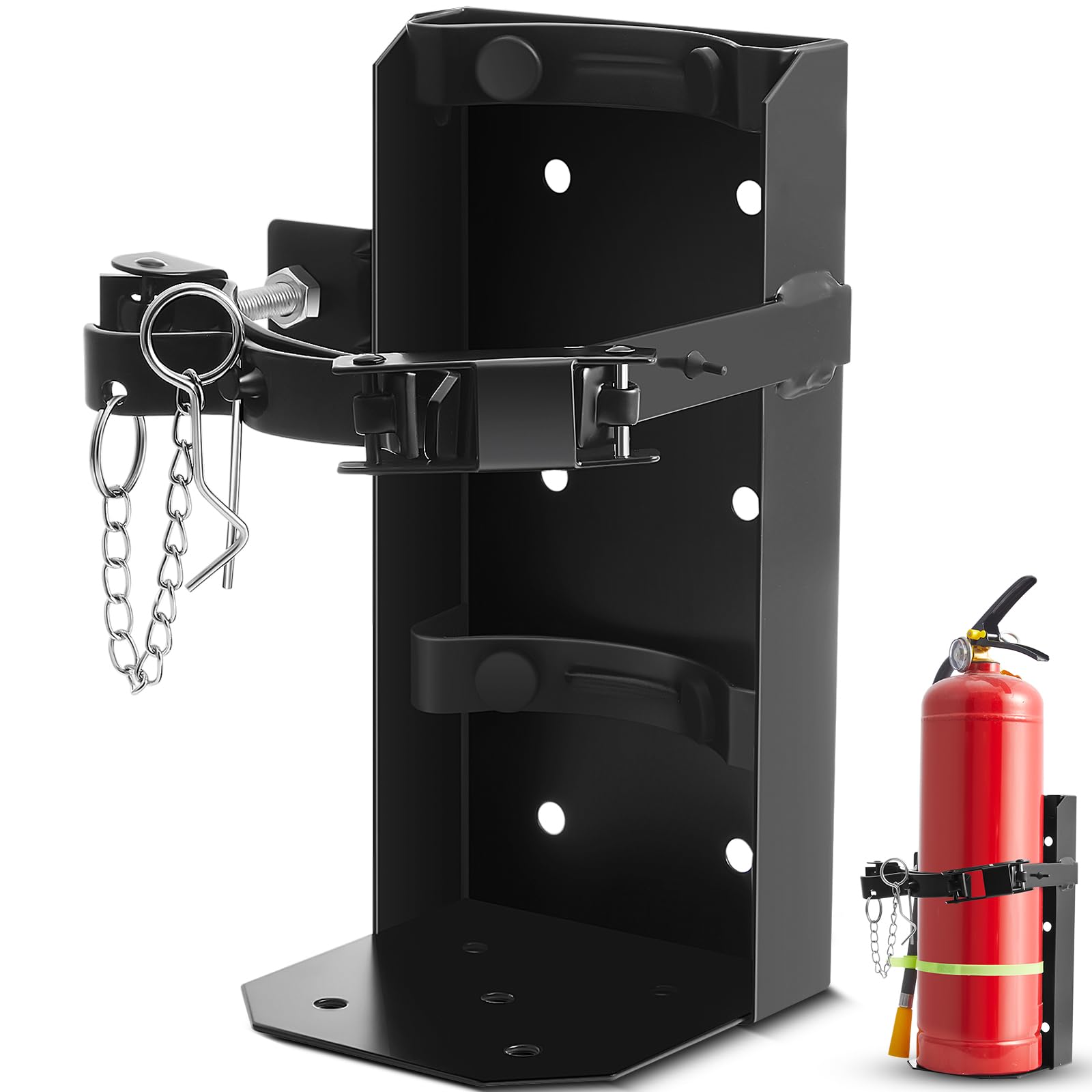 Zonon 1 Pcs Heavy Duty Fire Extinguisher Bracket Metal Fire ...