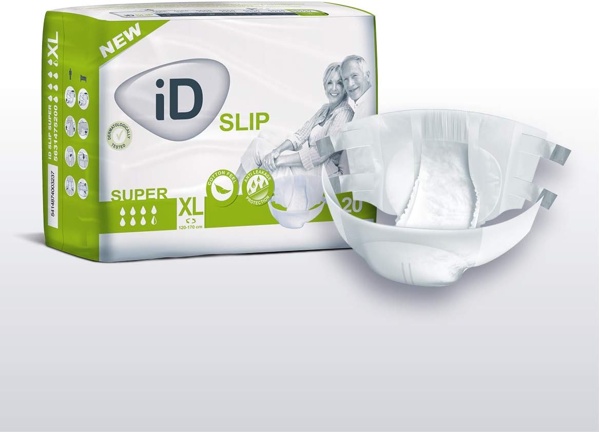 iD Expert Slip Incontinence Pads, Fast Absorbing Disposable ...