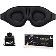 Amazon.com: MZOO Sleep Eye Mask for Men Women, 3D Contoured Cup ...