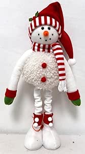 Amazon.com: Christmas Standing Snowman 20 inch,Xmas Stuffed Snowman ...