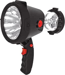 Brinkmann 800-6000-0 Rechargeable 3-Watt Spotlight with LED Lantern ...