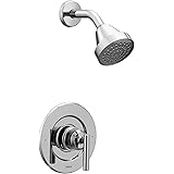 Moen Gibson Chrome Posi-Temp Pressure Balancing Eco-Performance Modern Tub and Shower Trim Valve ...