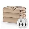 Royal Ultra Fleece Heated Electric Blanket Queen Size, 90" x 84", 12 ...