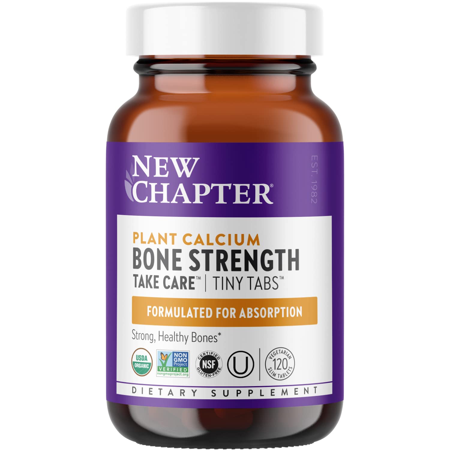 Mua New Chapter Calcium Supplement - Bone Strength Tiny Tabs Organic ...