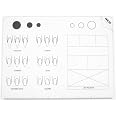 Amazon.com : Beaupretty Acrylic Nail Training Mat, Manicure Art ...