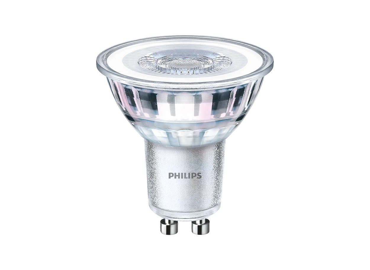 Philips Classic LED 4.4 W (35 W) GU10 Spot Light, Warm White, 36 Degree ...