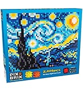 Amazon.com: Pix Brix Pixel Art Puzzle Bricks – Starry Night Pixel Puzzle – Patented Colorful ...