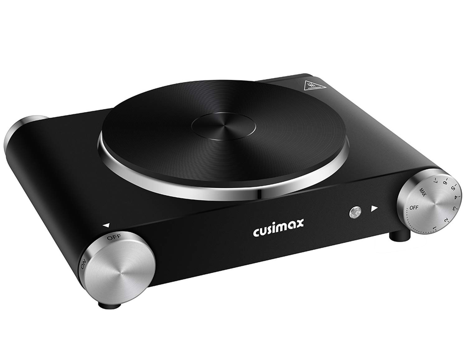 CUSIMAX Electric Hot Plate For Cooking Portable Single Burner 1500W CUSIMAX Electric Hot Plate For Cooking Portable Single Burner 1500W