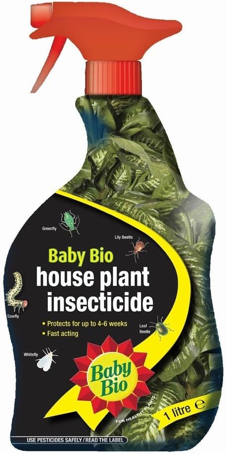 Baby Bio House Plant Insecticide 1litre Spray: Amazon.co.uk: Garden ...