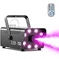 Amazon.com: 700W Compact Fog Machine with 8 RGB LEDs - Auto-Cycle Smoke ...