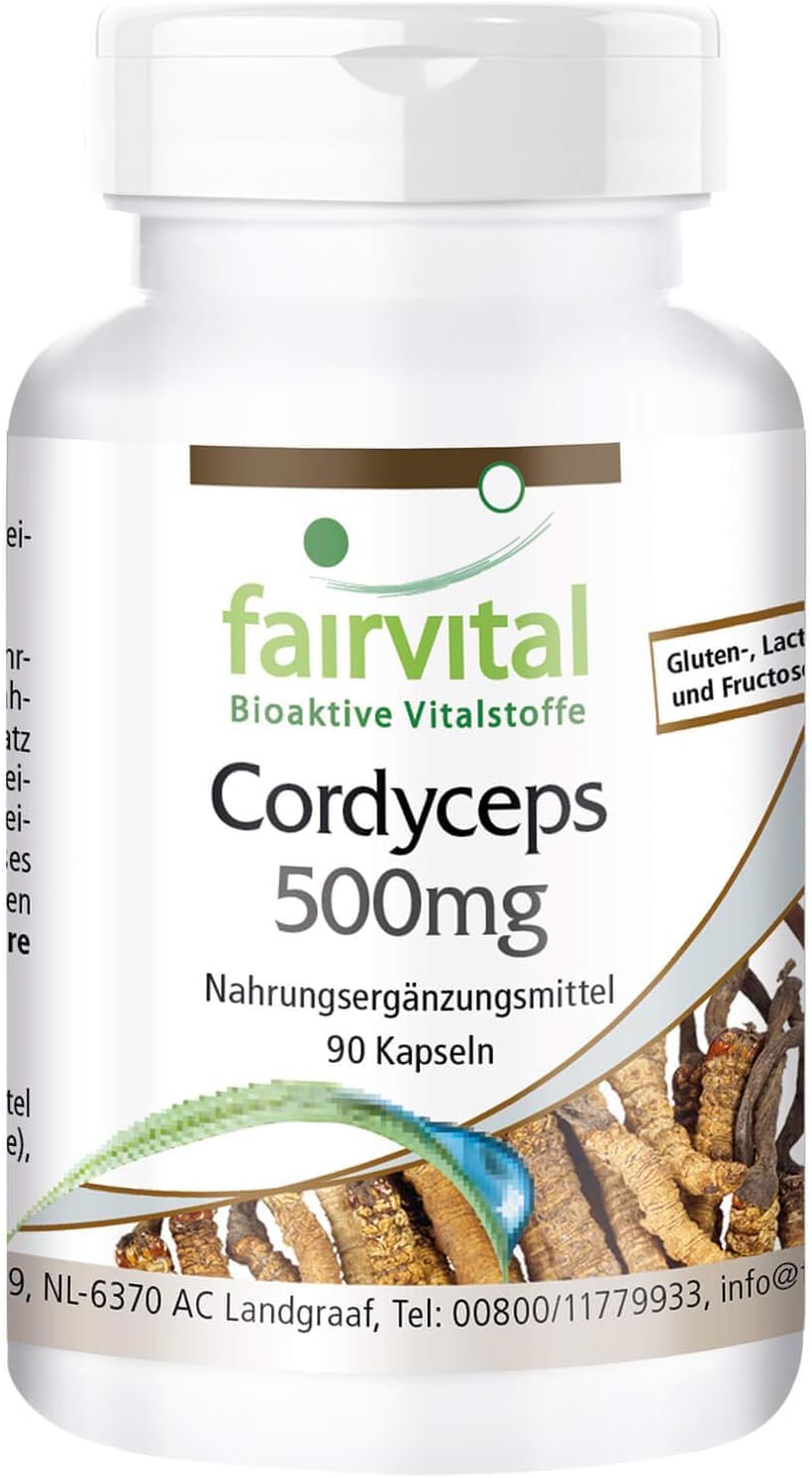 Mua Fairvital Cordyceps Capsules - 500 mg Cordyceps Mushroom Powder per ...