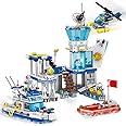 Amazon.com: MindBox Police Station Building Blocks Set, 800pcs Building ...