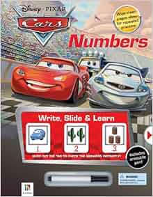 CARS - NUMBERS (Disney/Pixar Cars: Write, Slide & Learn): Hinkler ...
