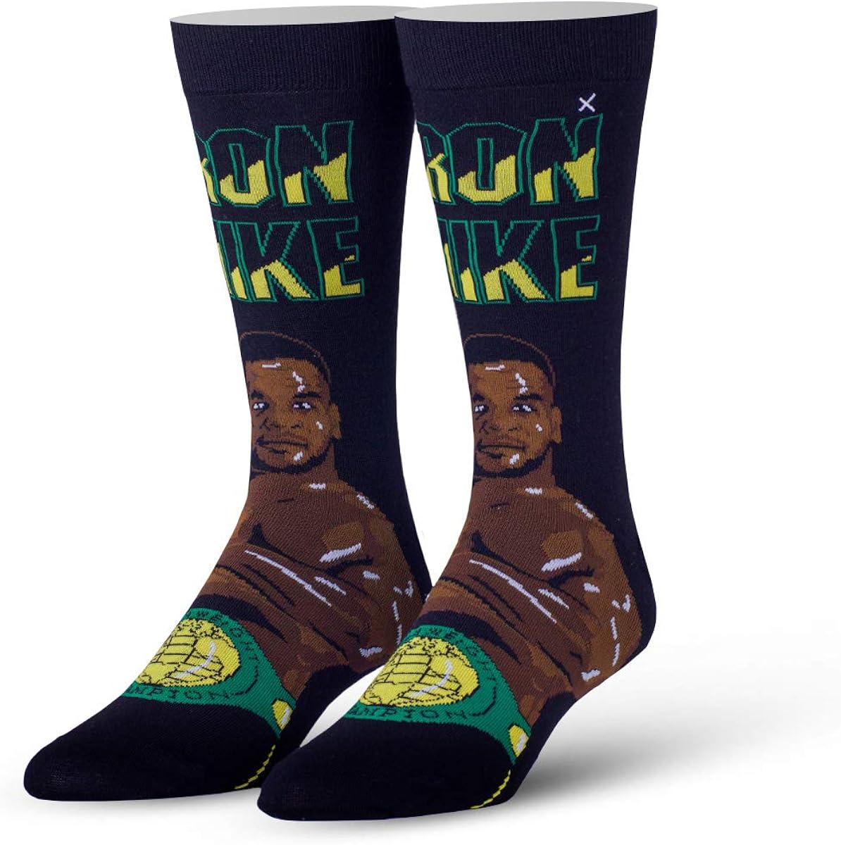 Amazon.com: Odd Sox, Unisex, Sports, Mike Tyson, Crew Socks, Novelty ...