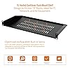 Tecmojo 1U Server Rack Shelf,10 inch Depth Rack Mount Shelf,Vented ...