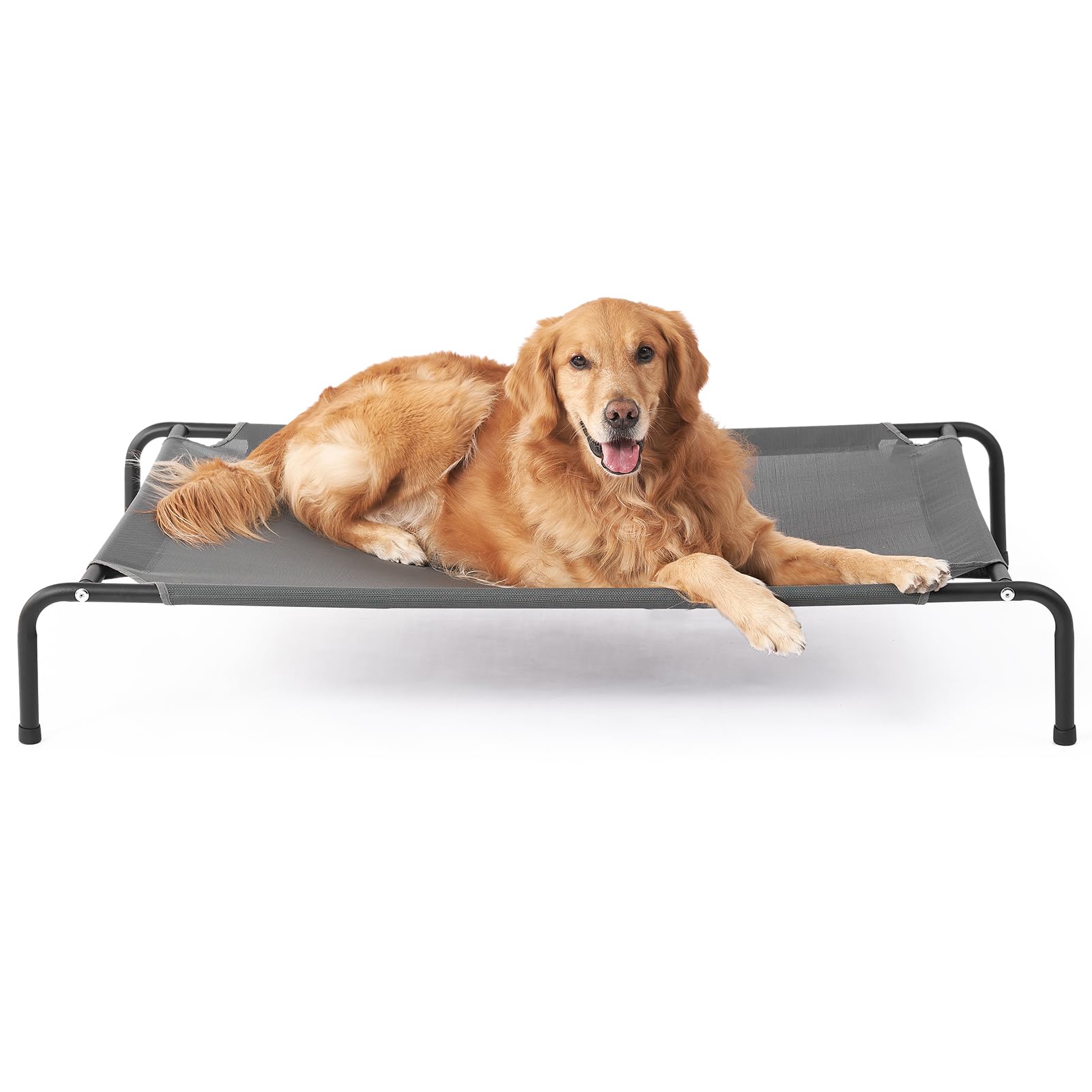 EHEYCIGA Elevated Dog Cot Beds for Large Dogs, Raised Outdoor Dog ...
