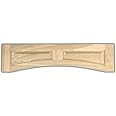 Amazon.com: Castlewood 36" Arched Raised Panel Valance - Red Oak : Home ...