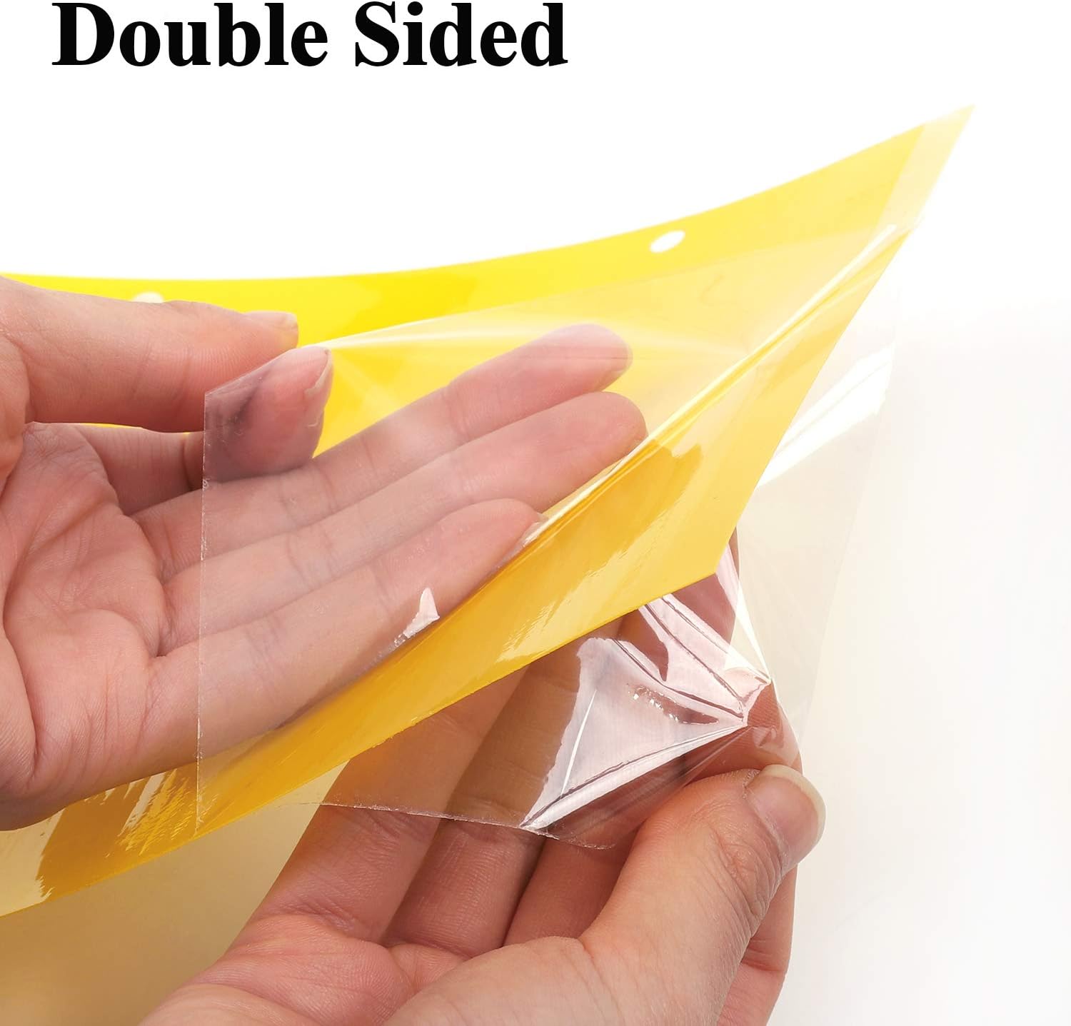 ELCOHO 12 Pieces Yellow Sticky Fly Traps Dual-sided Sticky Fly Catchers ...