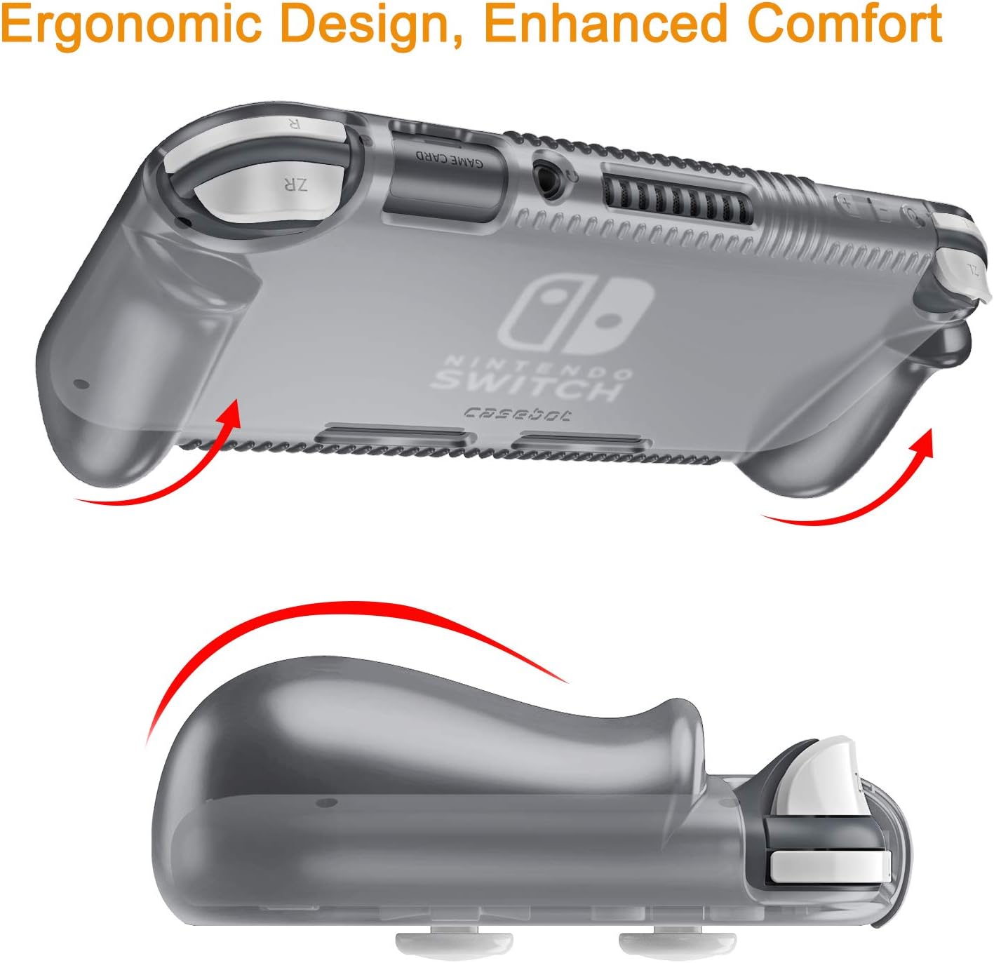 For Nintendo Switch Lite 2019 Anti-Slip Protective Case Cover Ergonomic ...