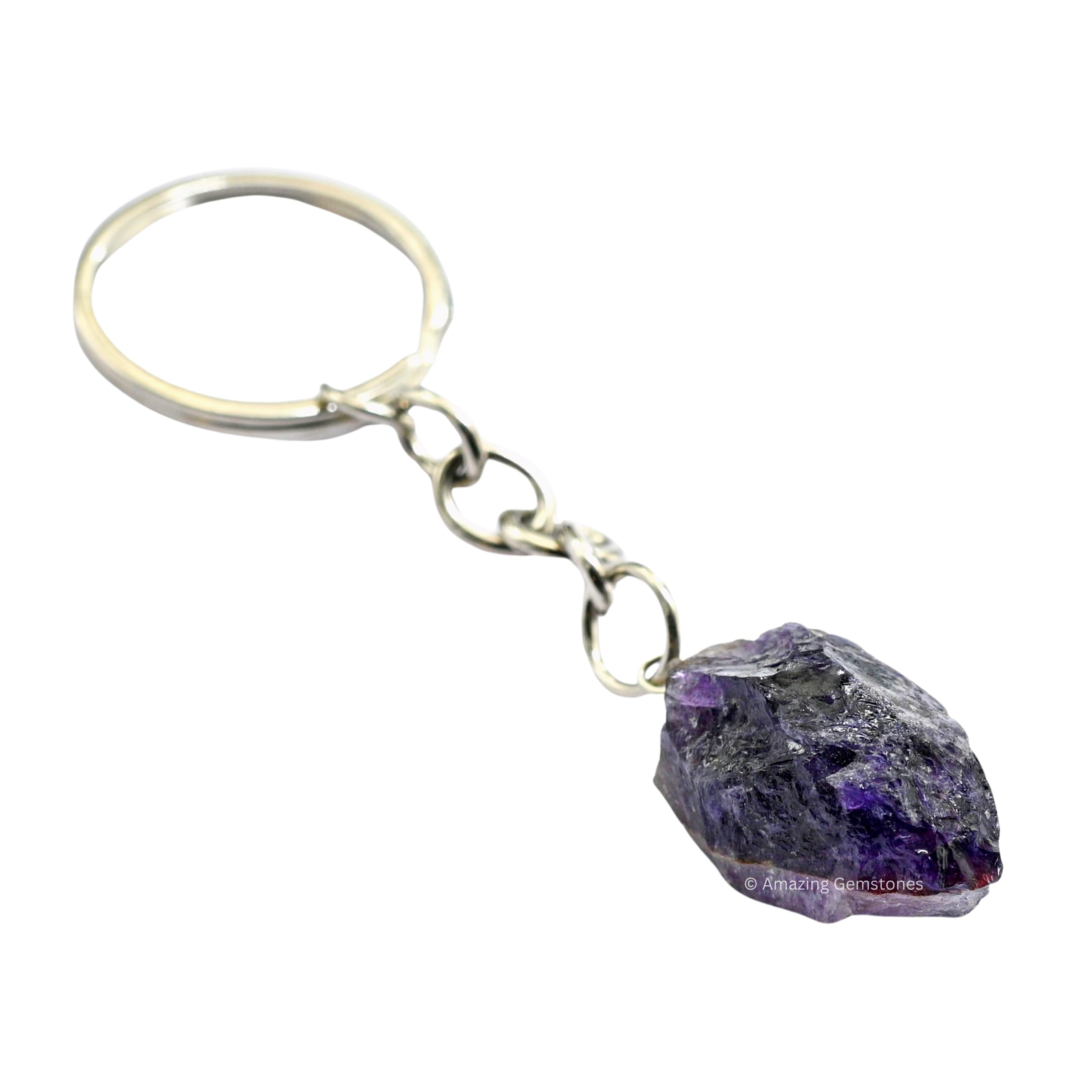 Amethyst Crystal Car Key Holder - Crystals and Healing Stones Car Keys ...