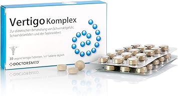 Vertigo Komplex Natural Dizziness and Vertigo Tablets with Ginkgo ...