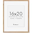 Amazon.com - 16x20 Picture Frame for Wall, Solid Oak Wood Frame 16"x20 ...