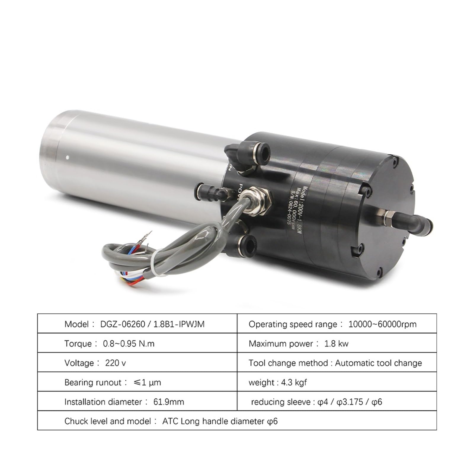 Mua Spindle Motor 1.8kw Water Cooling Spindle ATC Spindle Motor ...