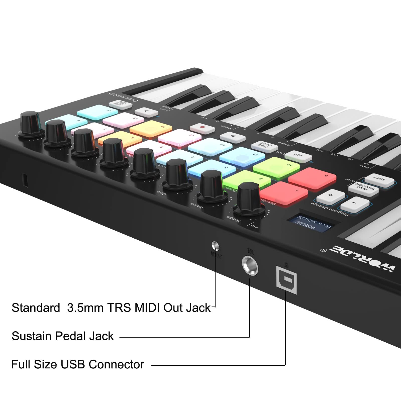 Mua Midi Controller Keyboard 25 Keys for Music Production,Beat Maker ...