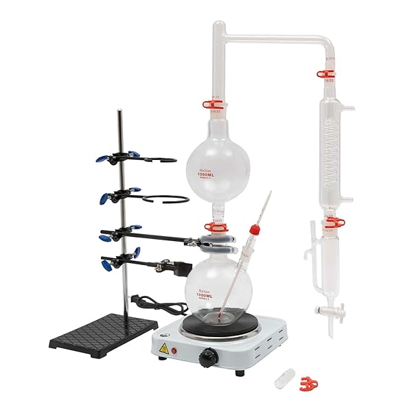 500/1000/2000ml Lab Glassware Distillation Kit, 1000W Families ...