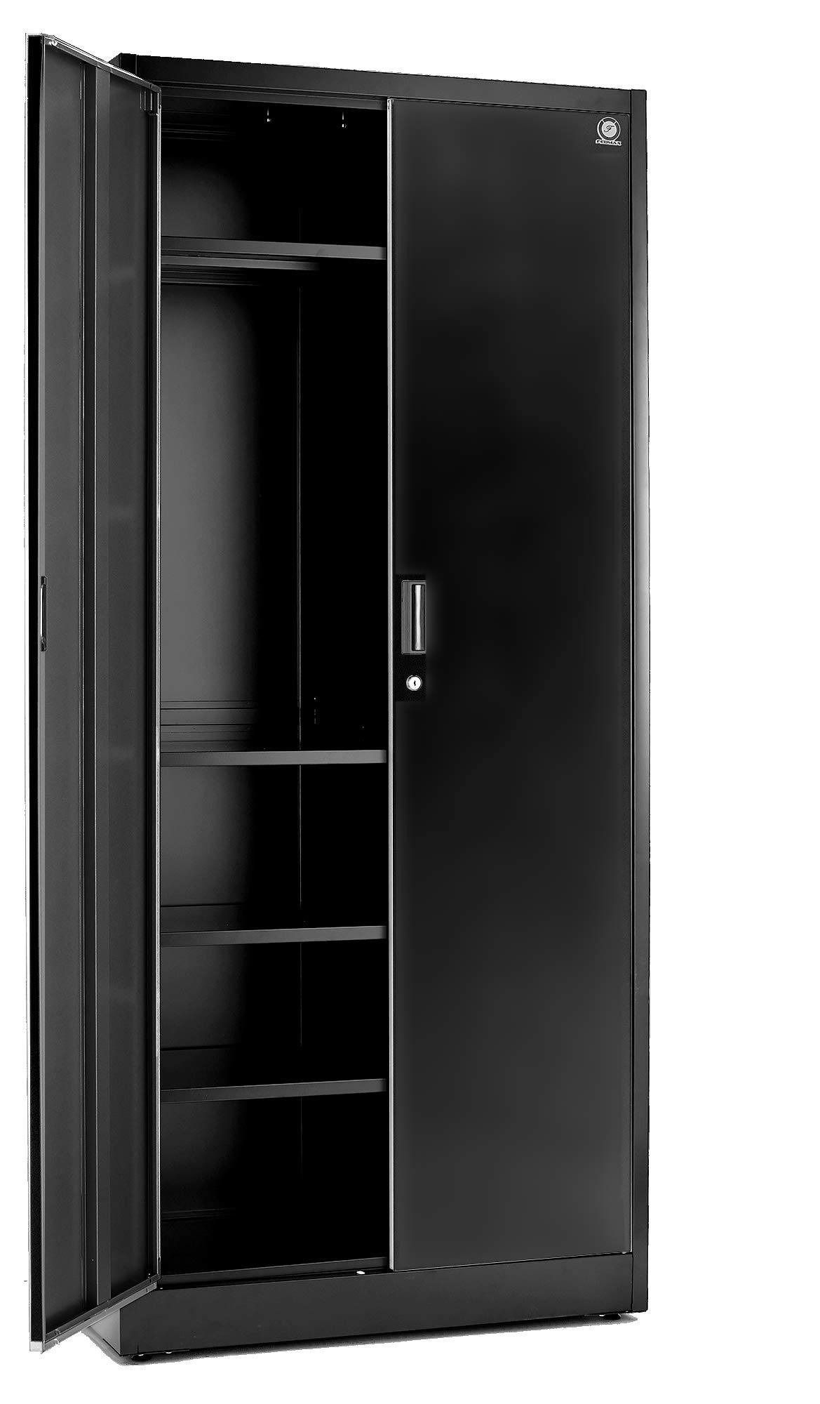 Fedmax Storage Cabinet with Doors and Shelves 71 Tall w Locks ...