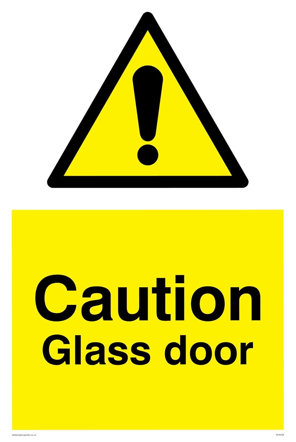 Caution Glass Door – BigaMart
