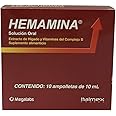 Hemamina Oral, Suplemento Alimenticio, caja con 10 ampolletas de 10 ml ...
