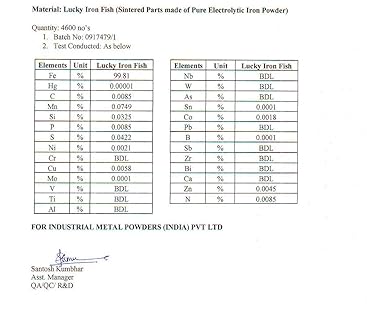 LUCKY IRON FISH Cooking Tool Adds Safe Iron To Food. Designed For ...