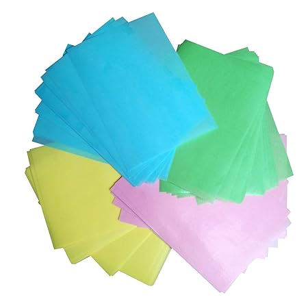 Mixed Coloured Edible Wafer Paper 100 sheets: Amazon.co.uk: Kitchen & Home