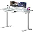 Amazon.com: ERGOMORE Glass Standing Desk with Drawers, 45 x 23 inch ...