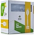 Amazon.com: Comfy Package [300 Pack] Heavyweight Clear Plastic Forks ...