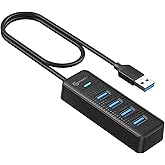 Amazon.com: UGREEN USB 3.0 Hub, 4 Ports USB A Splitter Ultra-Slim USB ...