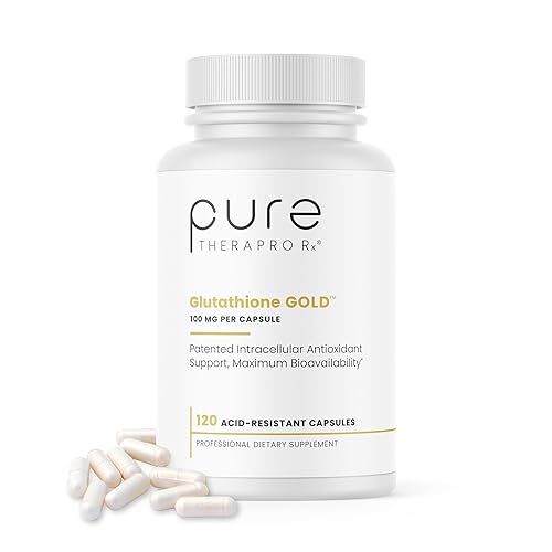 Pure TheraPro Rx S-Acetyl Glutathione Gold 100mg, Made in USA - 4 Month ...