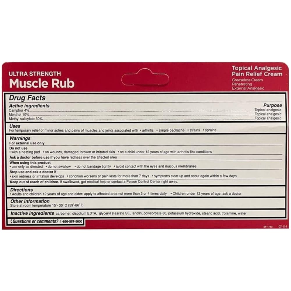 Mua Leader Muscle Rub - Fast-Acting, Deep Penetrating Relief for Sore ...