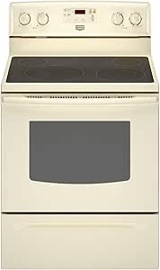 Amazon.com: Maytag MER7662WQ 30 Freestanding Electric Range - Bisque ...