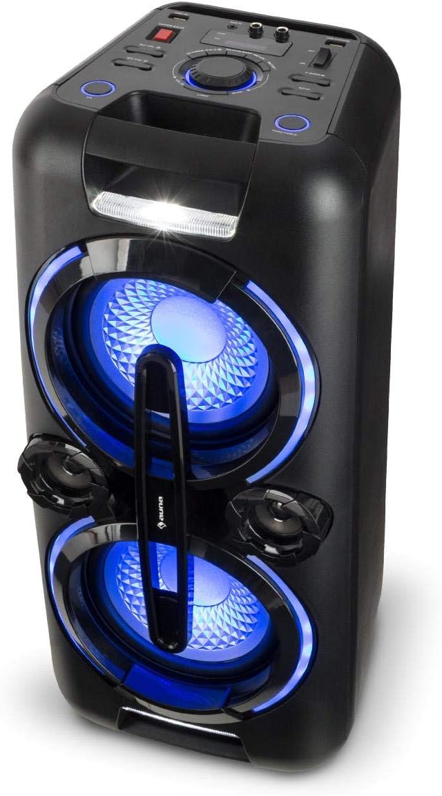 AUNA Bazzter Party Audio System - Mobile Party Speaker: Amazon.co.uk ...
