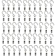 Amazon.com : Mydio 50 Pack Stainless Steel Curtain Clip String Party ...