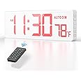 Amazon.com: REACHER 16.5" Large Digital Wall Timer Clock with Countdown Timer, Auto Dimmer ...