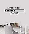 Amazon.com: Vinyl Wall Decal Game Zone Loading Wall Sticker Home Decor ...