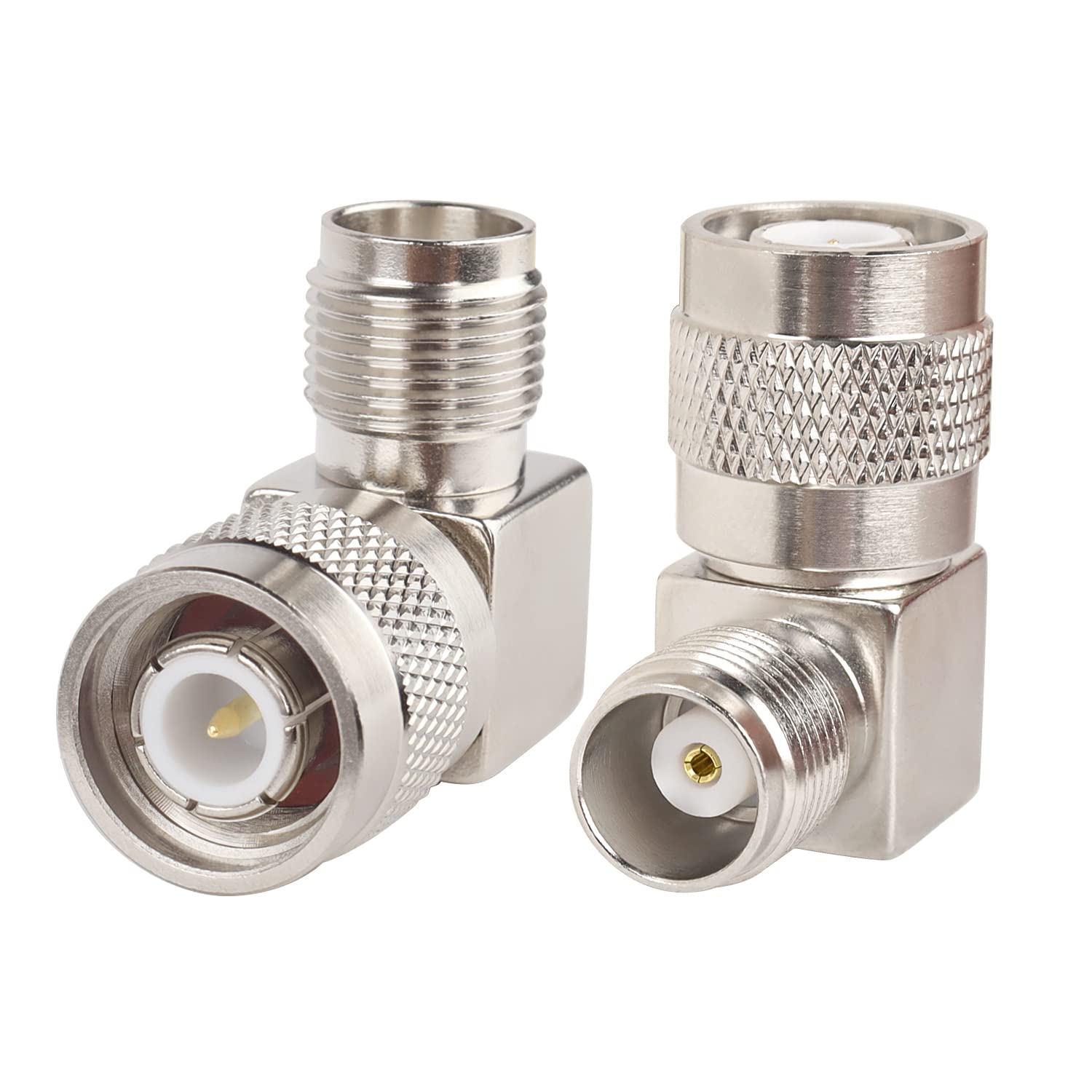 Mua TNC Male to Female Right Angle RF Connector, 2 Pack 90 Degree TNC Coax Connector for GPS ...