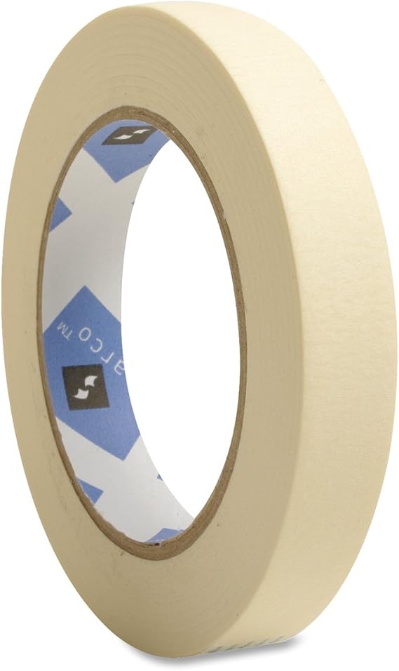 Amazon.com : Economy Masking Tape, 3-Inch Core, 3/4-Inch X 60 Yards ...