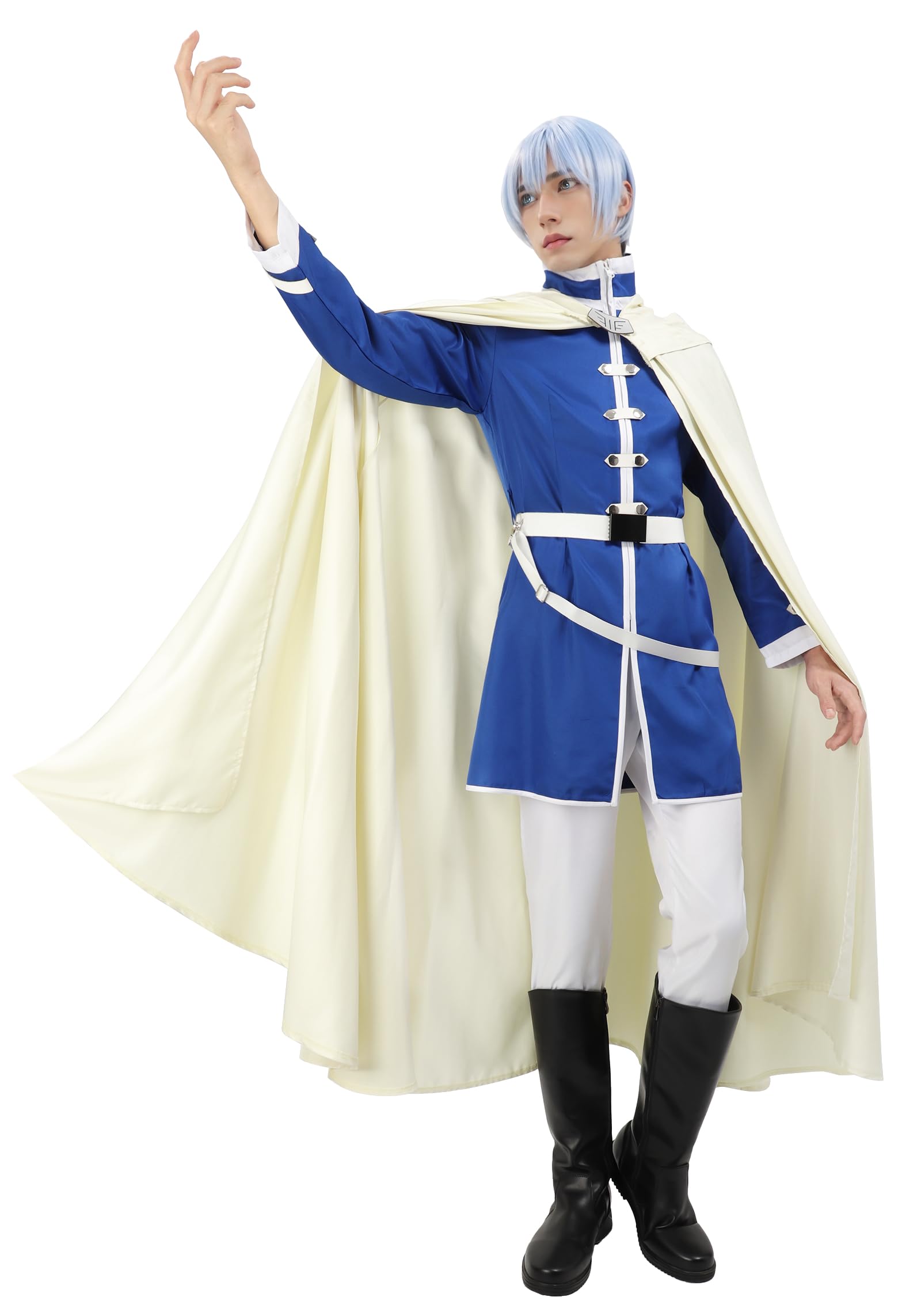 C-ZOFEK Frieren Cosplay Costume Outfits with Cloak and Belt for ...