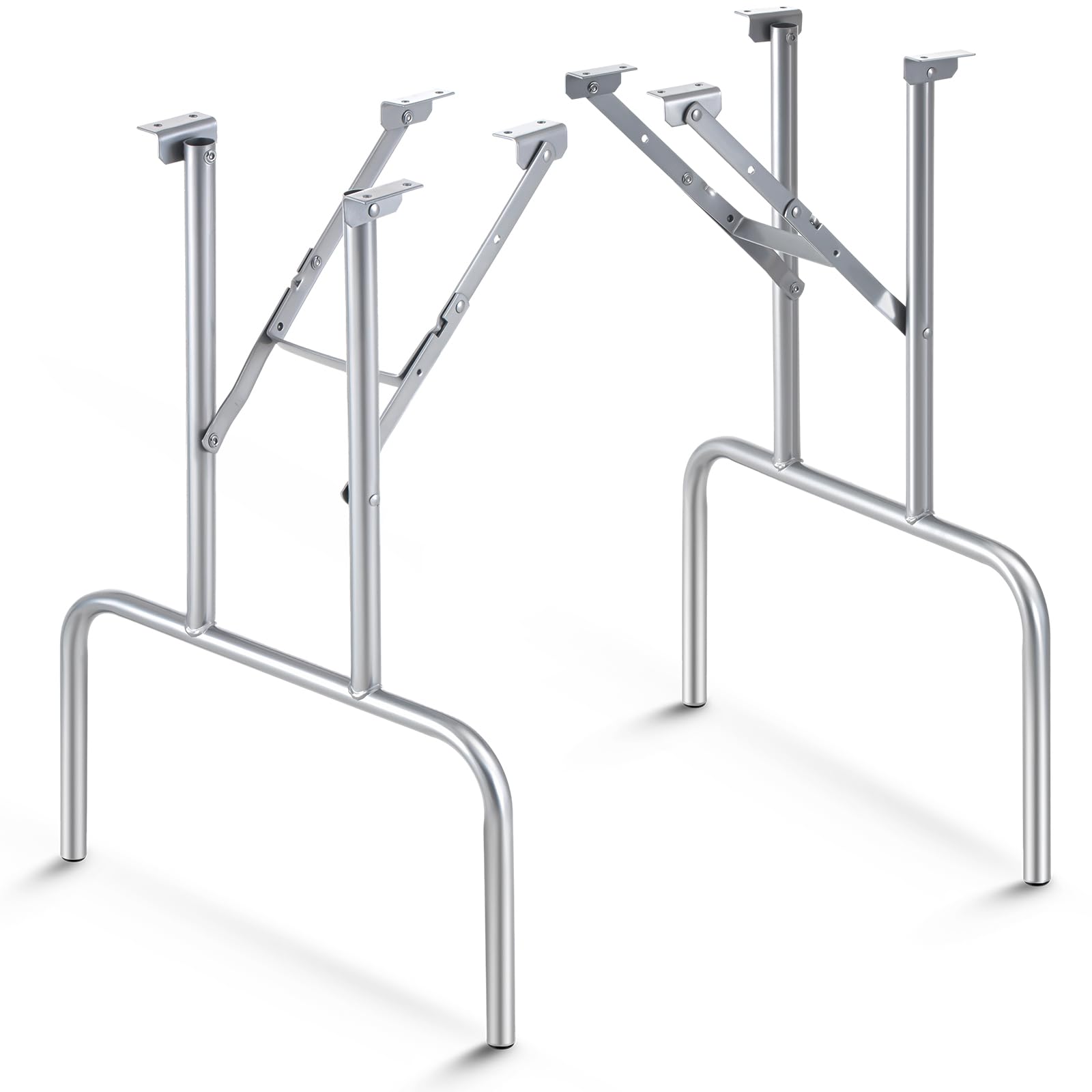 Tandefio 2 Pcs Folding Table Legs 28 Inch Banquet Foldable Table Legs ...